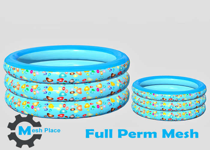 Second Life Marketplace - Mesh Place Inflatable PBR Pool Full Perm